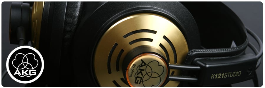 AKG K121 STUDIO czarno-złote - Słuchawki przewodowe - Sklep internetowy - al.to